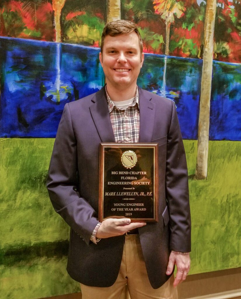 Mark Llewellyn Jr. Named FES Big Bend Chapter's Young Engineer of the Year - Halff